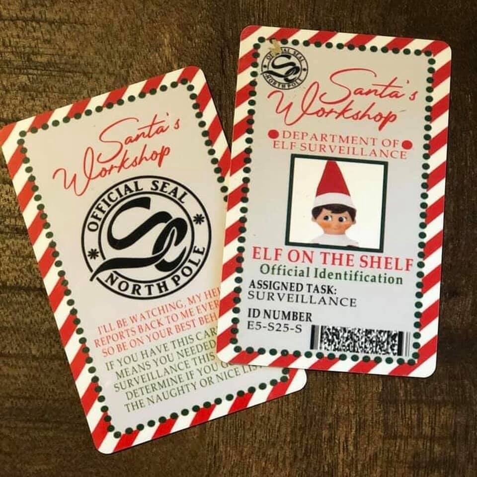 SANTA/ELF ID CARDS – Starlight Unlimited Boutique